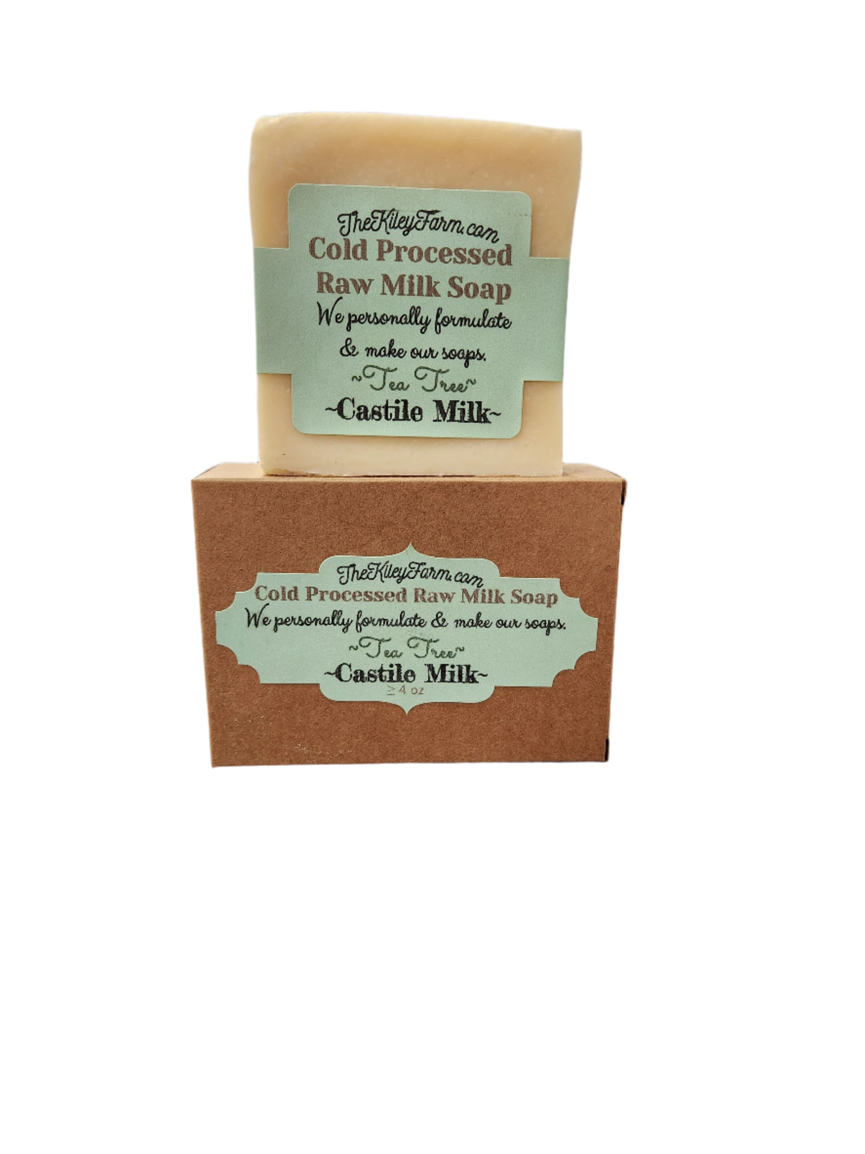 The Kiley Farm Castile Milk Bar - Tea Tree – The Oil Tap Online