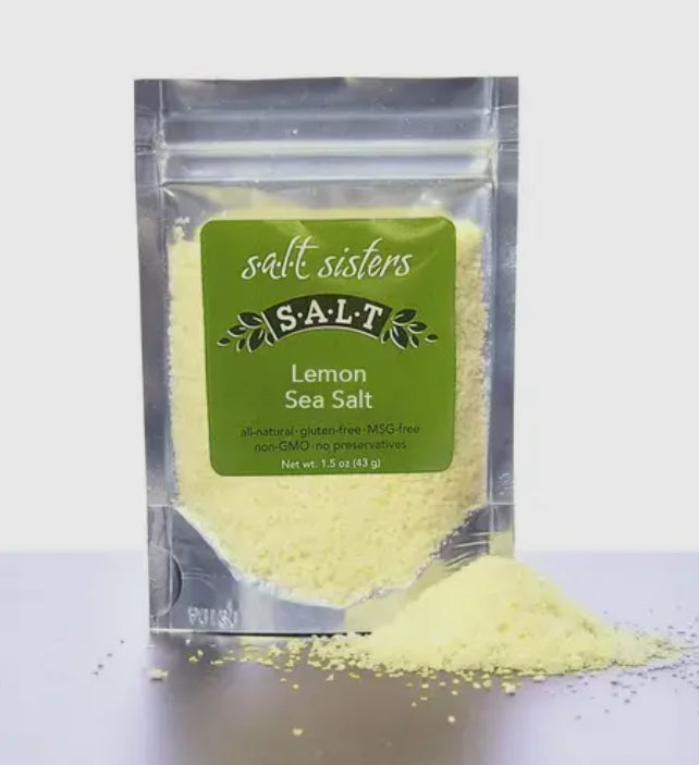 Salt Sisters Lemon Sea Salt 1.5oz – The Oil Tap Online