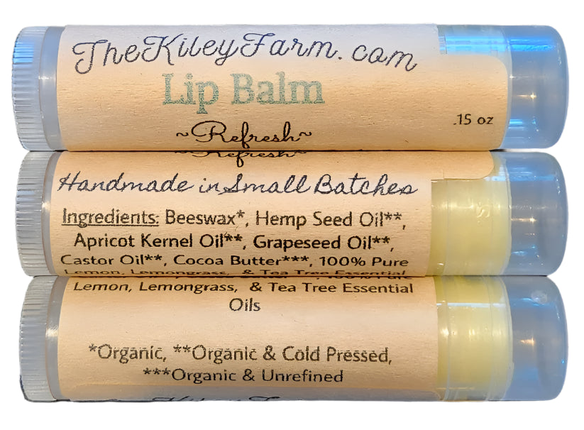 The Kiley Farm Lip Balm - Refresh – The Oil Tap Online