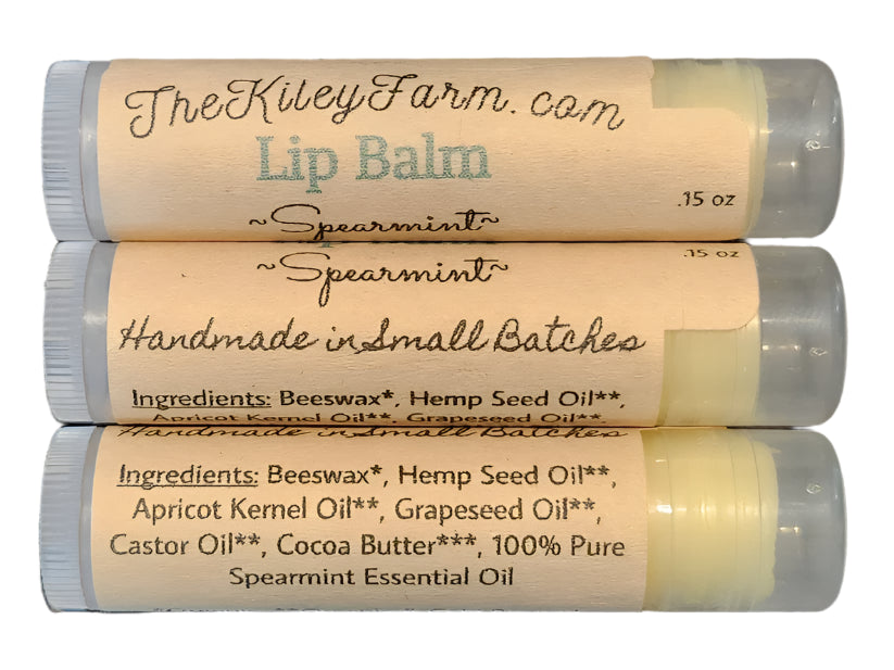 The Kiley Farm Lip Balm - Spearmint – The Oil Tap Online